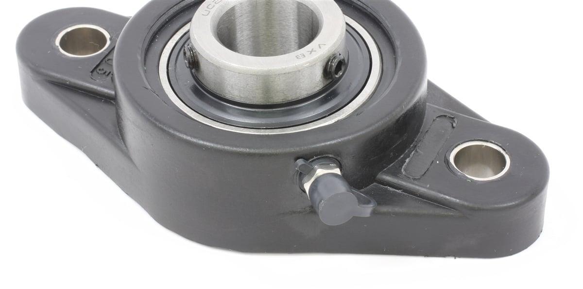 UCNFL209 45mm Bearing Flanged Cast Housing 2-Bolt Mounted