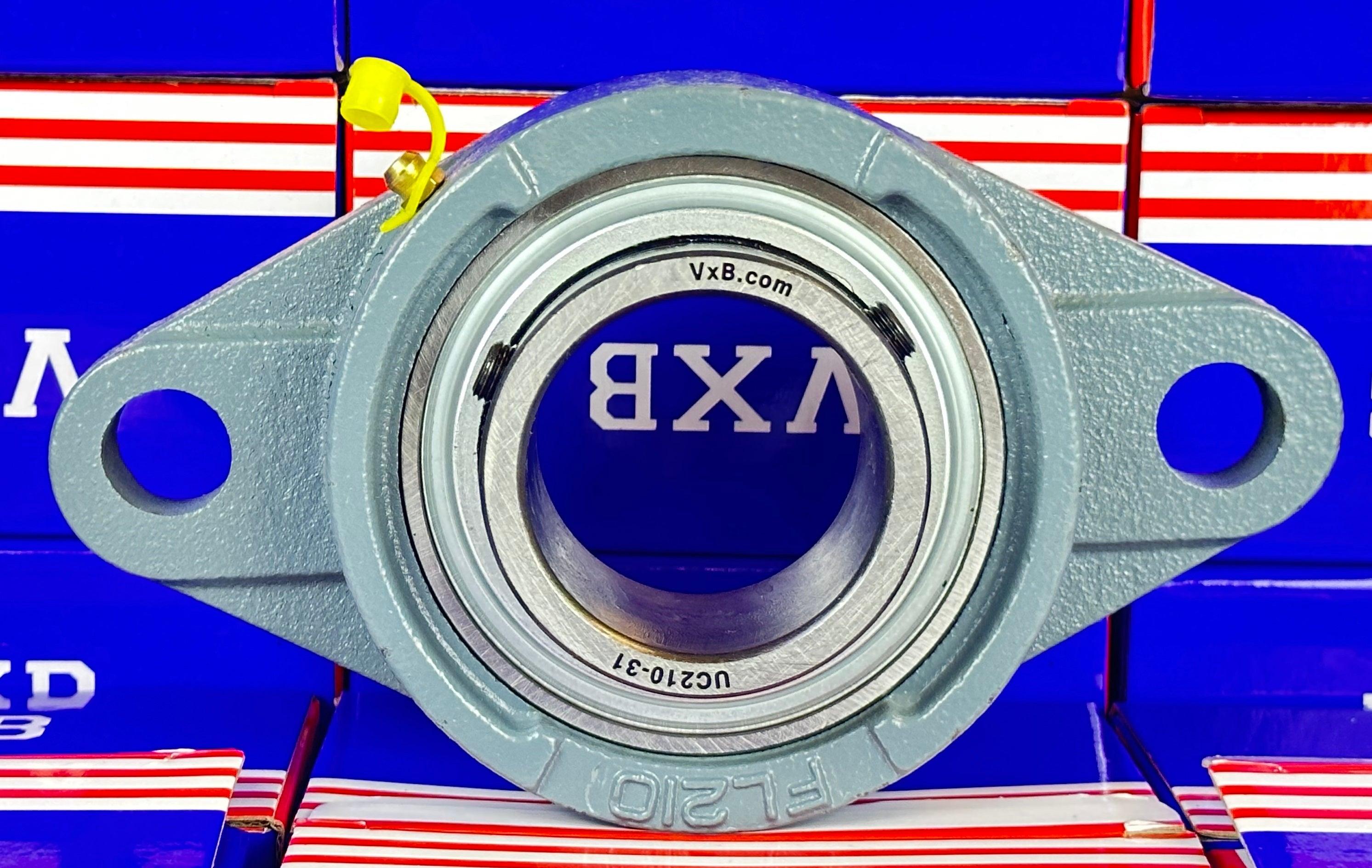 1 15/16 Bearing UCFL210-31 + 2 Bolts Flanged Housing Mounted Bearings – VXB Ball Bearings