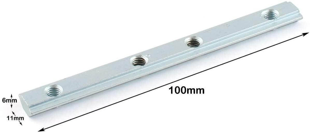 100mm Long 2020 Aluminum Profile Extension Connector Bracket