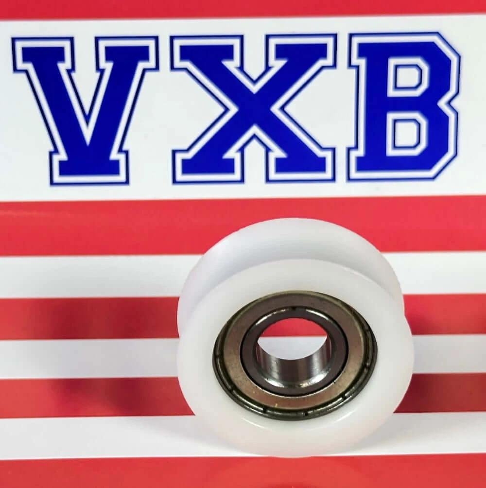 12mm Bore Bearing - 37mm Round Pulley V-Groove Track Roller
