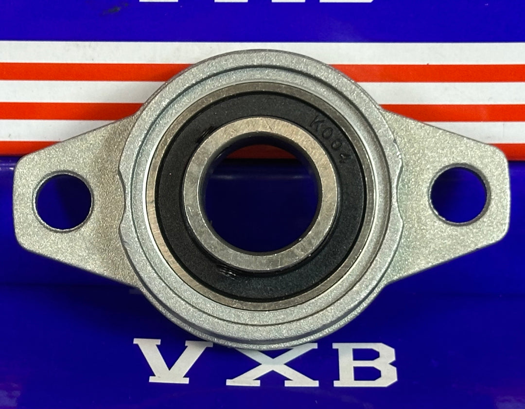 20mm Flange Bearing KFL004 Miniature Pillow Block Mounted