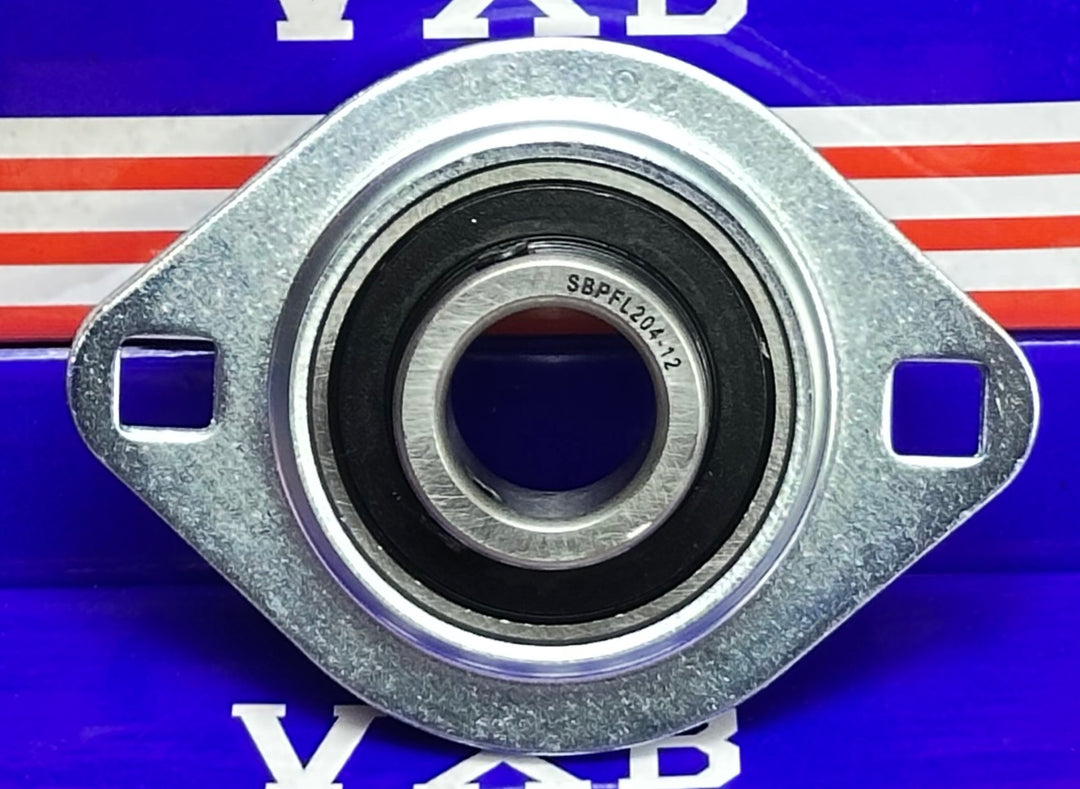 SBPFL204-12 3/4" Pressed Steel Bearing 2-Bolt Flanged