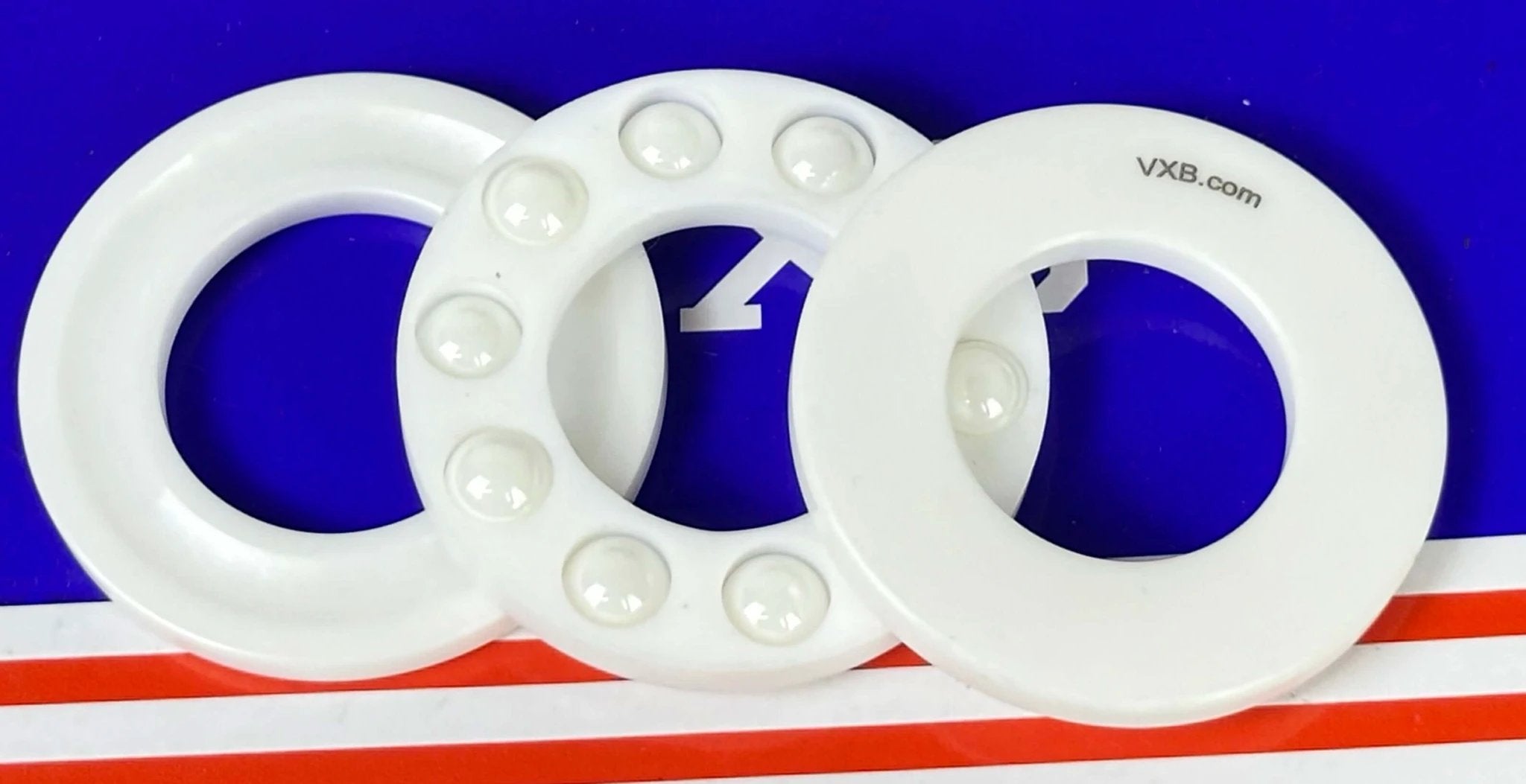 ZrO2 Ceramic Thrust Bearing 25x47x15mm for Smooth Rotation