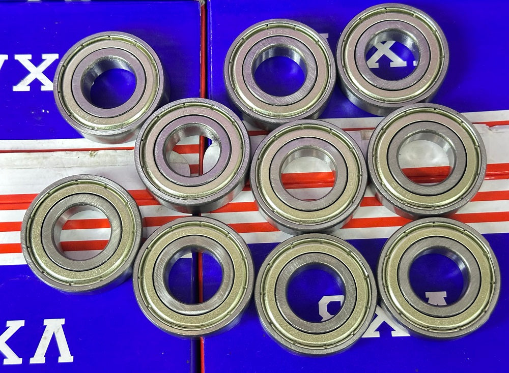 10-Pack R12ZZ Bearings 3/4" x 1-5/8" x 7/16"inch