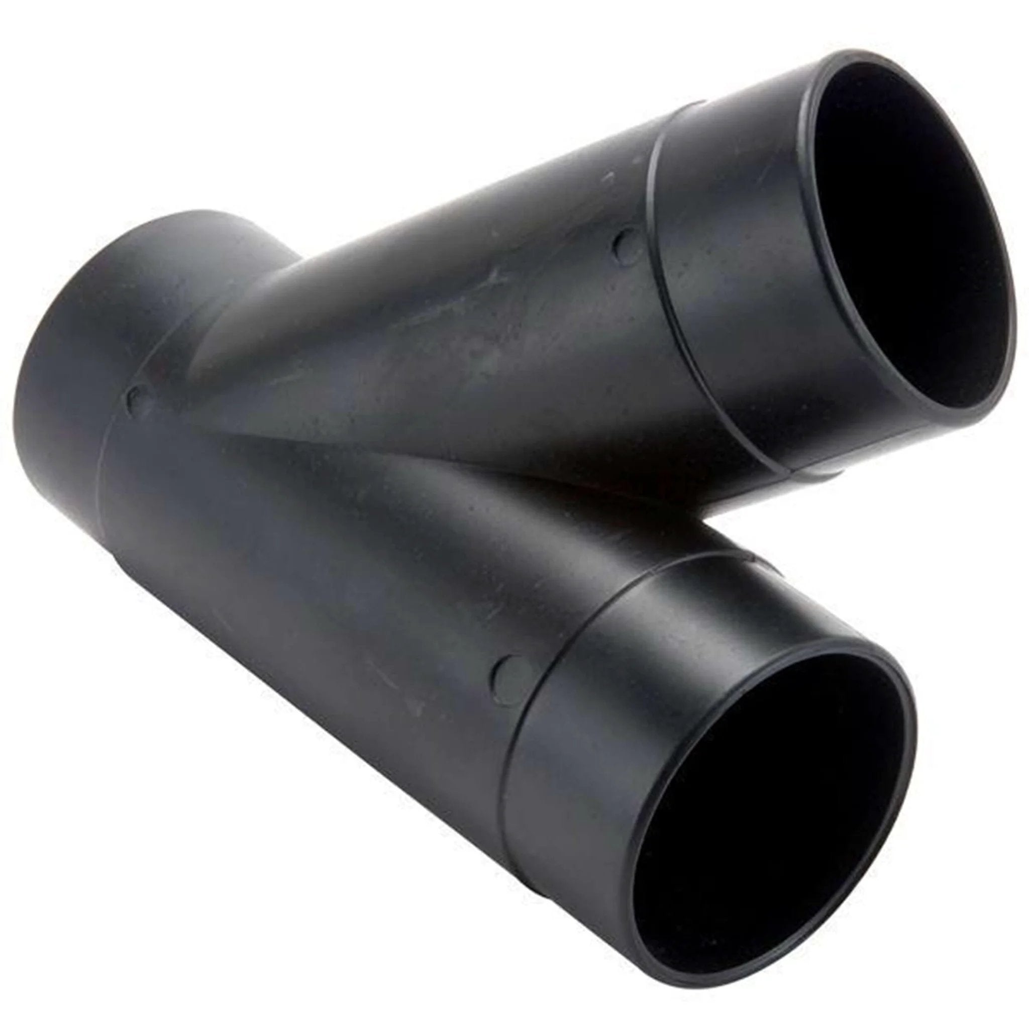 Dust Collection Y-Fitting: Rugged ABS 2.5 Inch