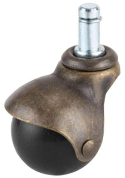 2 Inch Bronze Vintage Swivel Caster Wheel 77 lb Load