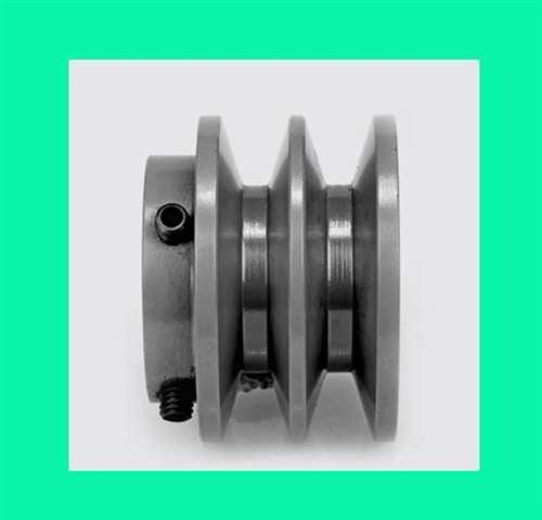 2BK-20 7/8" Bore Solid Sheave Pulley - 2" OD , Hex set