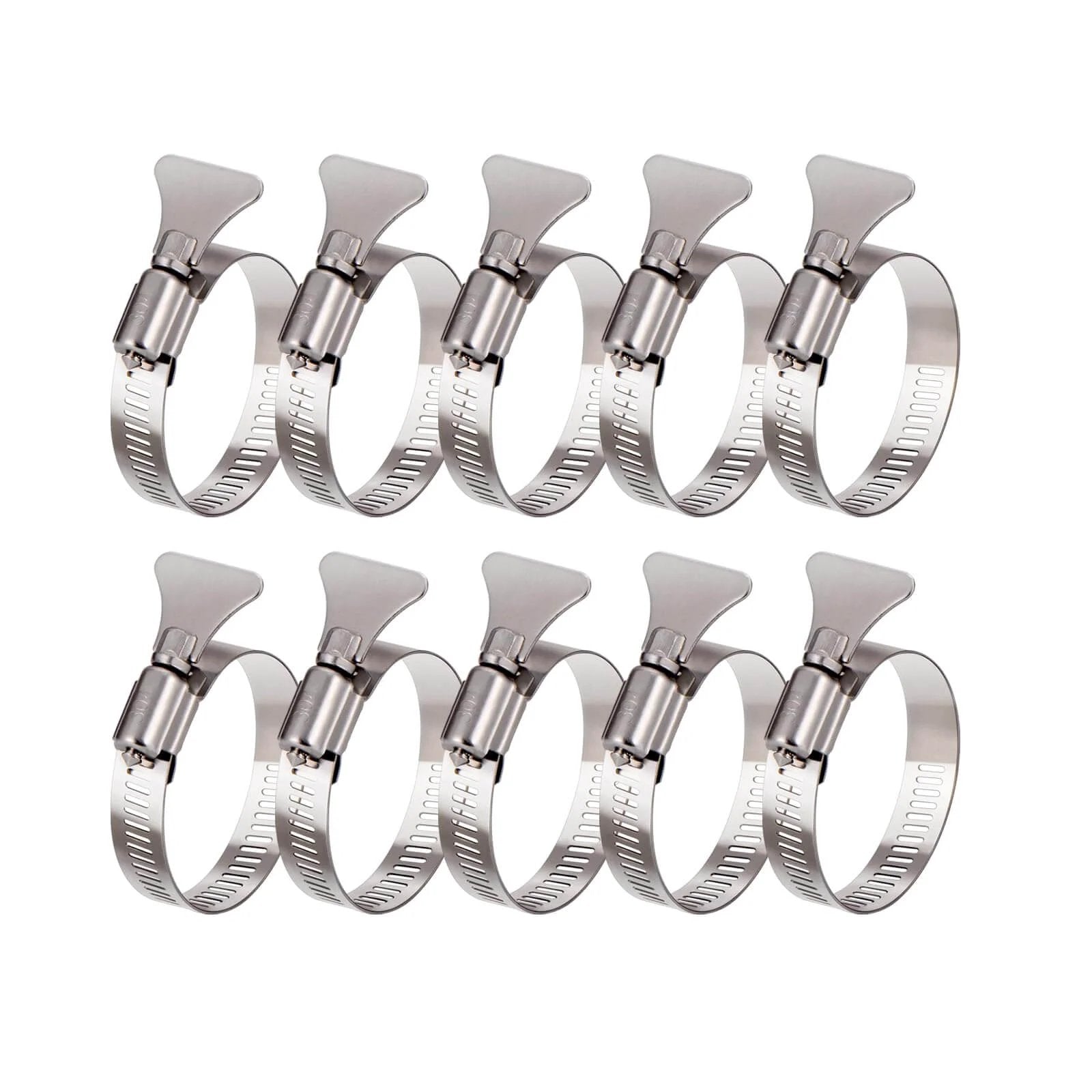 Adjustable Stainless Steel Hose Clamps Set
