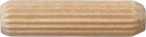 Fluted Wood Dowel Pins, One Quarter Inch Diameter, One Inch Length, 100 ...