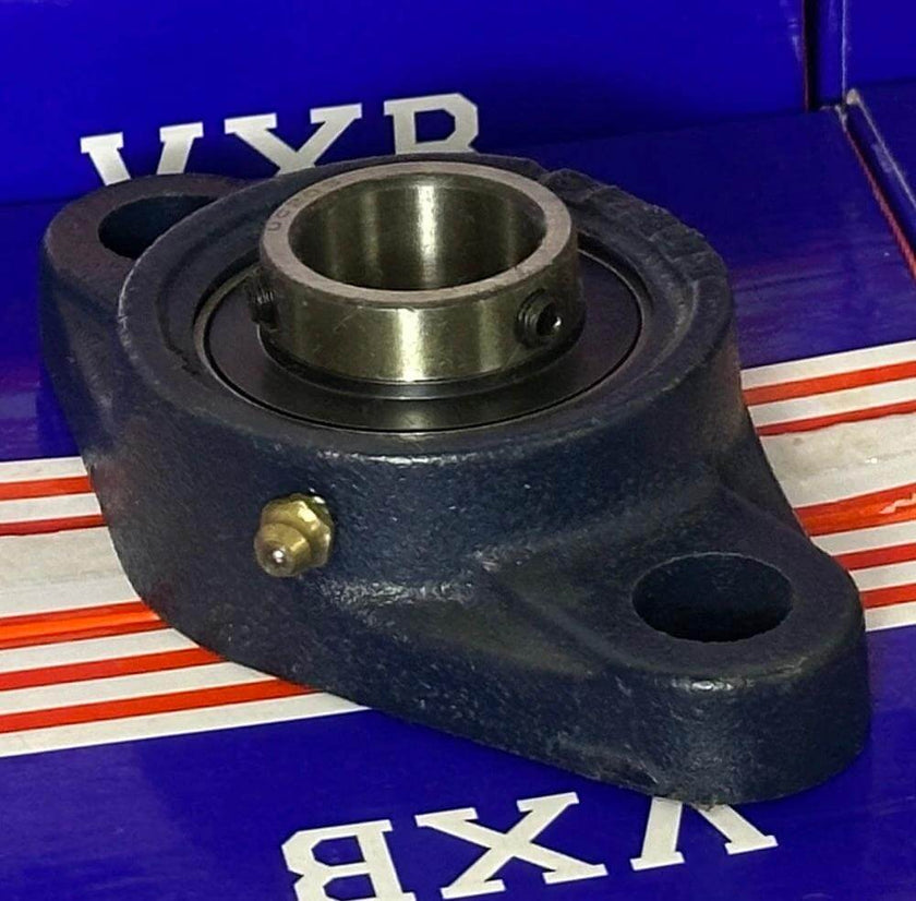 25mm Bearing UCFL205 + 2-Bolt Flanged Cast Housing Mounted Bearing ...