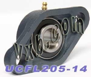 7/8 Bearing UCFL-205-14 + 2-Bolt Flanged Housing Mounted