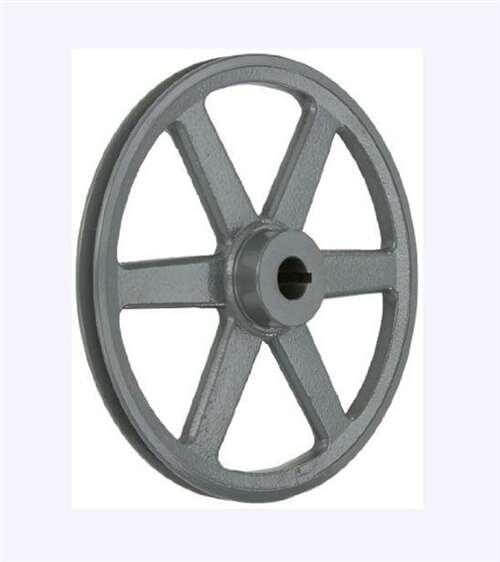 AK81 3/4" Bore OD 7.95" Cast Iron Pulley for V-belt size 3L,