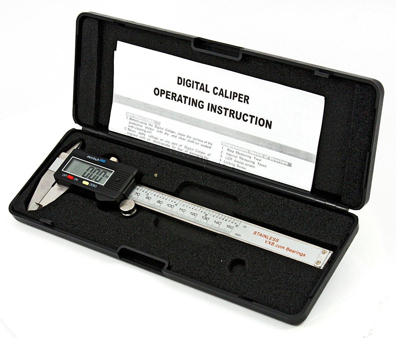 Digital Vernier Caliper - Bearing ID & OD Measuring Tool