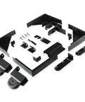 Black Sliding Gate Hardware Kit Heavy Duty Rolling System