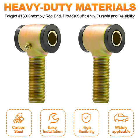 5/8-18 Forged Steel Heim Joint Rod End Kit 2 Pair