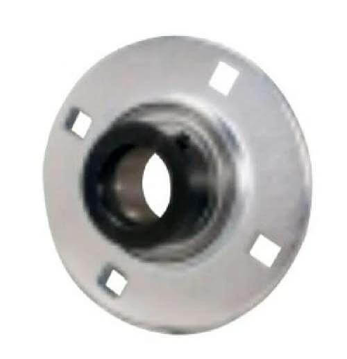 FHPFFZ207-35mm Flange Pressed Steel 4 Bolt 35mm Bearing
