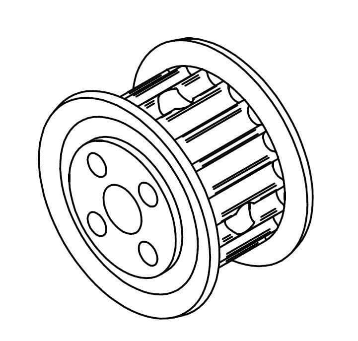 high torque timing pulley 3GT - Buy Now