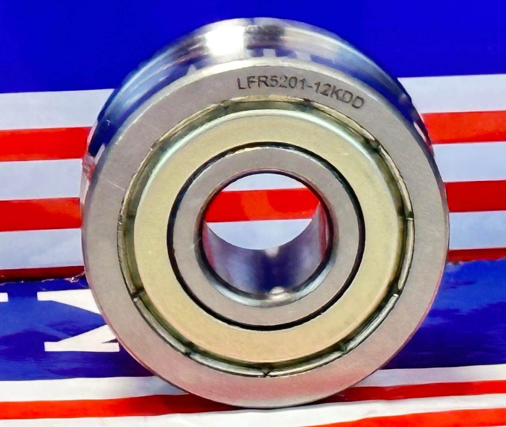 LFR5201-12KDD 12mm ID x 35mm U-Groove Track Roller Bearing