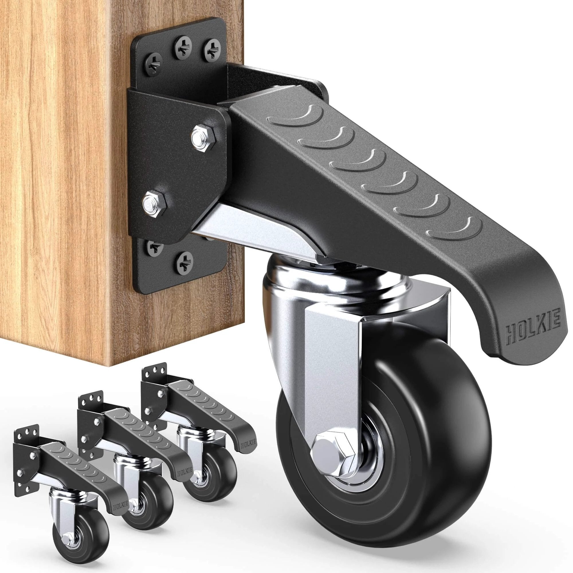 Heavy Duty Retractable Casters 700 lbs Load
