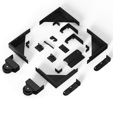 Heavy Duty Sliding Gate Hardware Kit with Latch