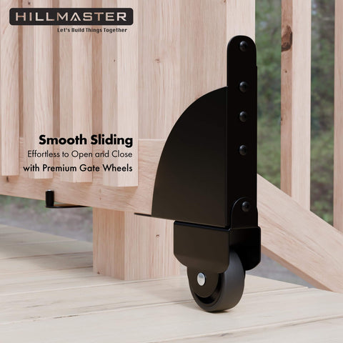 Sliding Gate Kit with Wheel Heavy Duty Fence Hardware