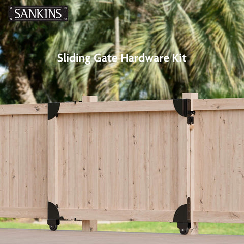 Heavy Duty Sliding Gate Kit Adjustable Anti Sag Hardware