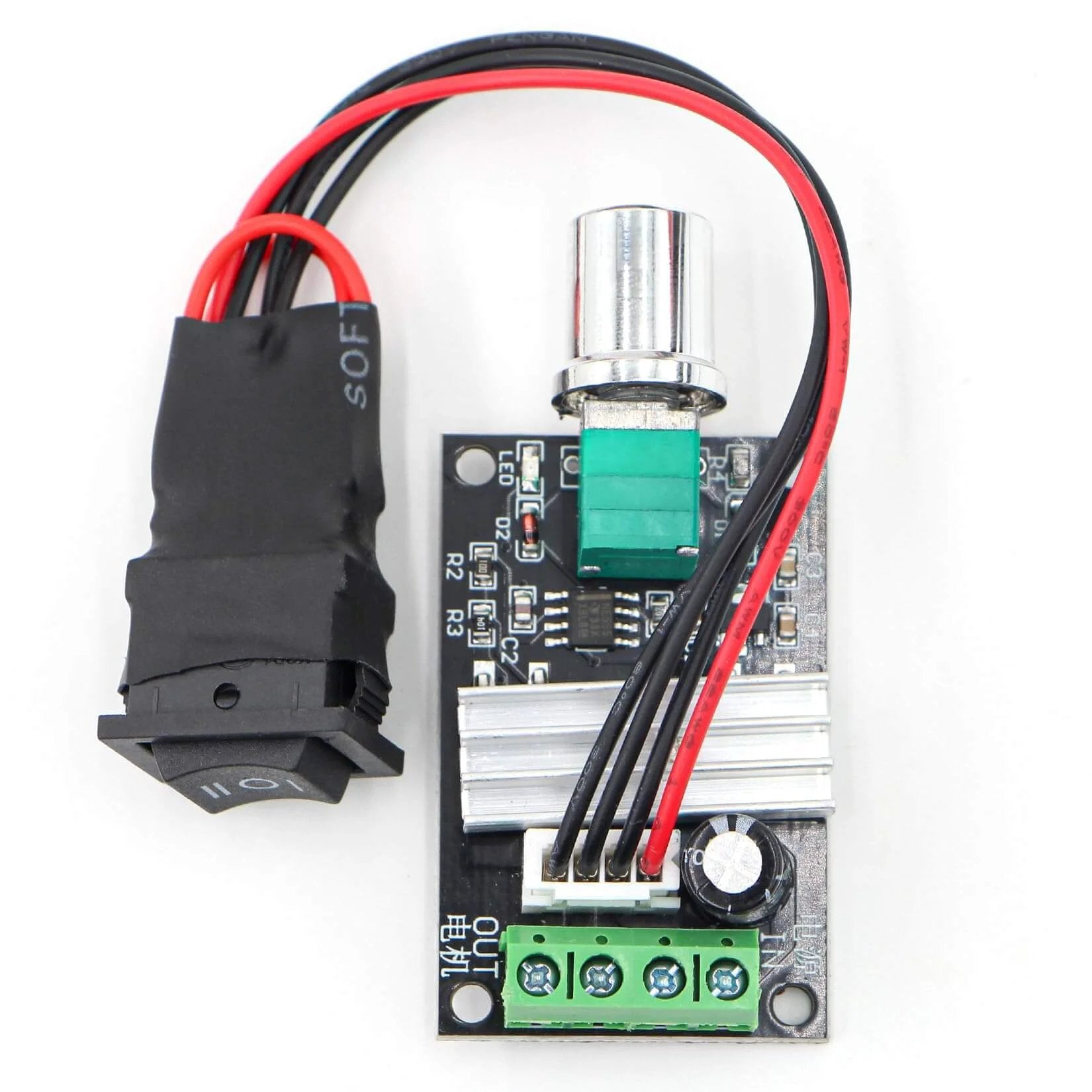 Small PWM DC Motor Speed Controller 6-28V Gear Motors