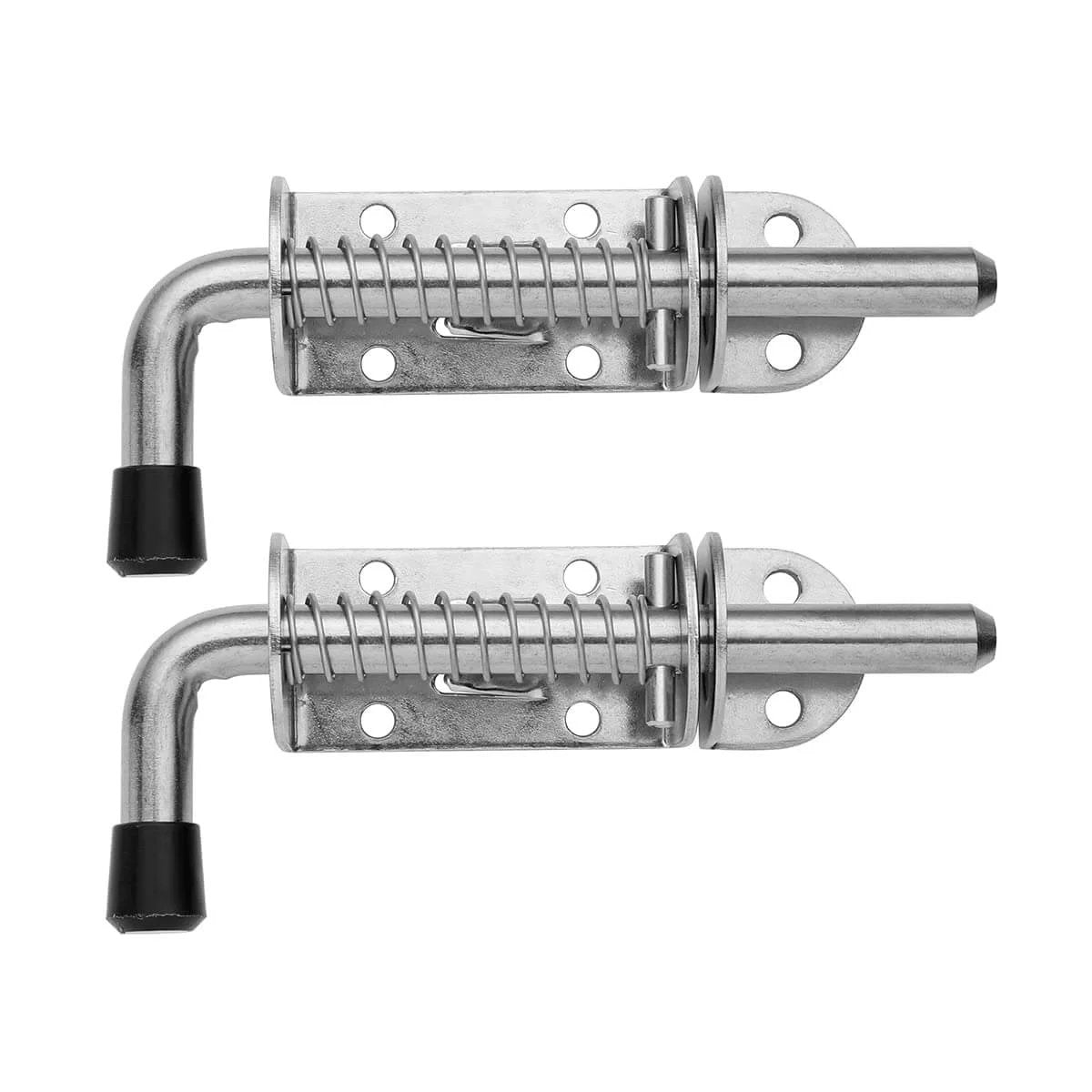 Spring Loaded Latch Pin Steel Bolt 5" Pack 2