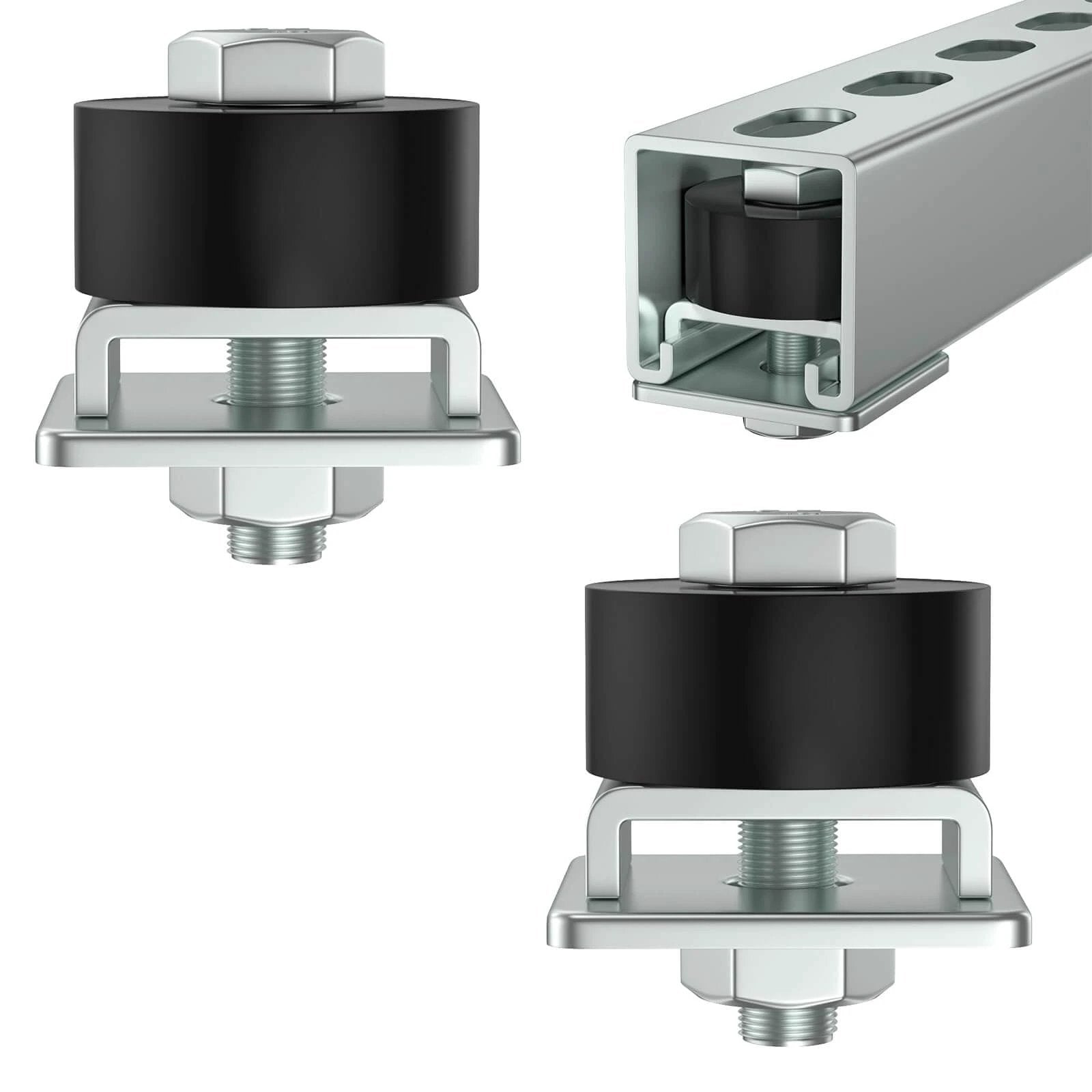 Unistrut Trolley Roller Limit Stop for 1-5/8 Channel