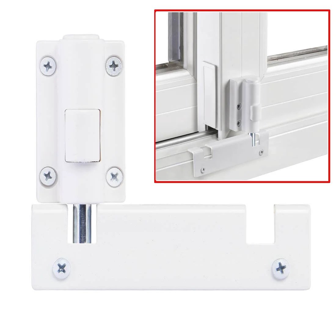 Patio sliding door foot lock - Secure & Easy