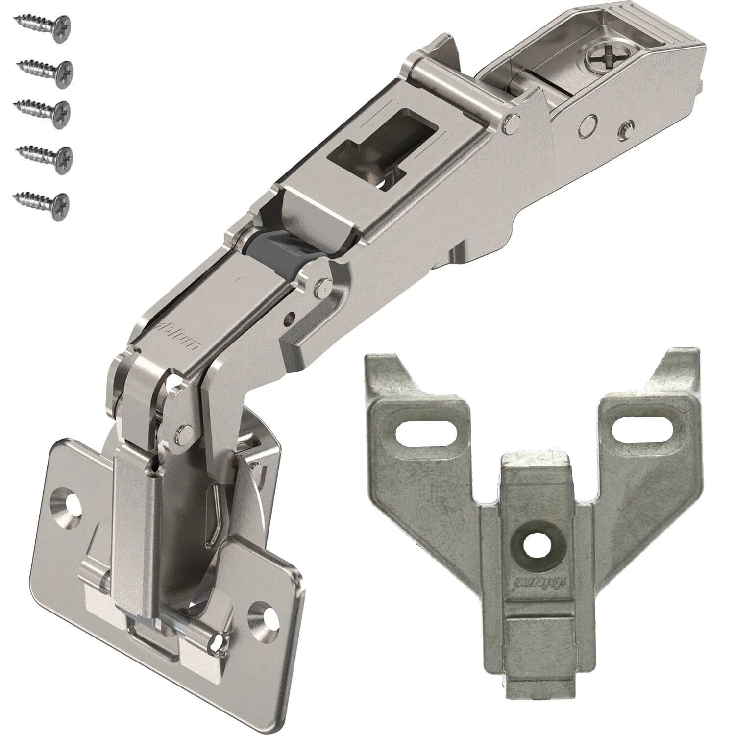 1-Pack Wide Angled Hinge 170 Degree, FACE Frame Applicatio