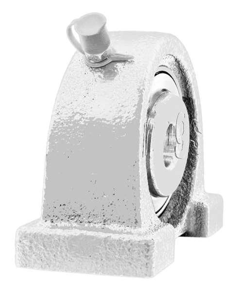 ZUCP202-15m-PBT Zinc Chromate Pillow Block 15mm Mounted