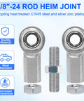 Adjustable 3/8-24 Turnbuckle Heim Joint Rod End