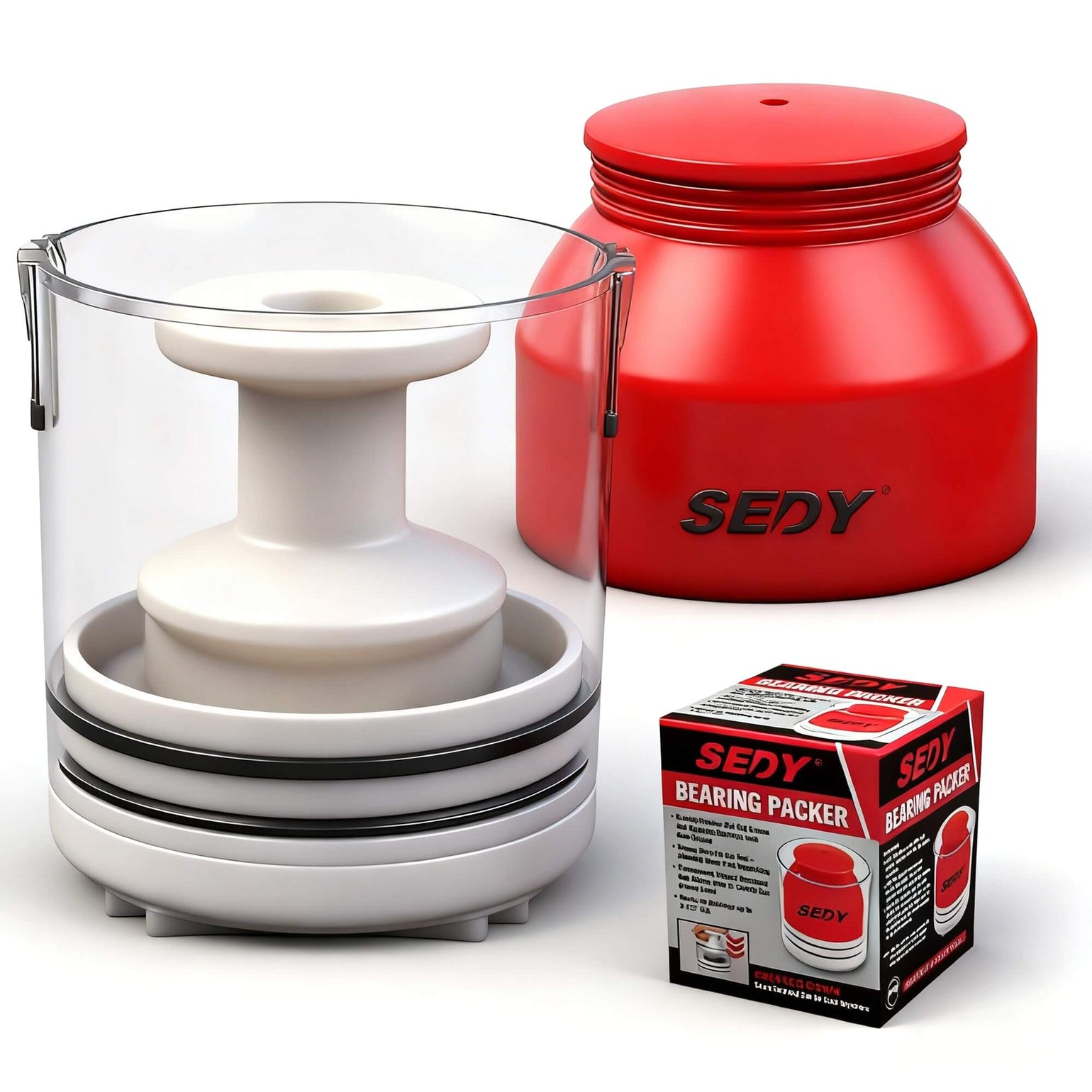 Premium Bearing Packer Kit, Handy Wheel Bearing Packer Too